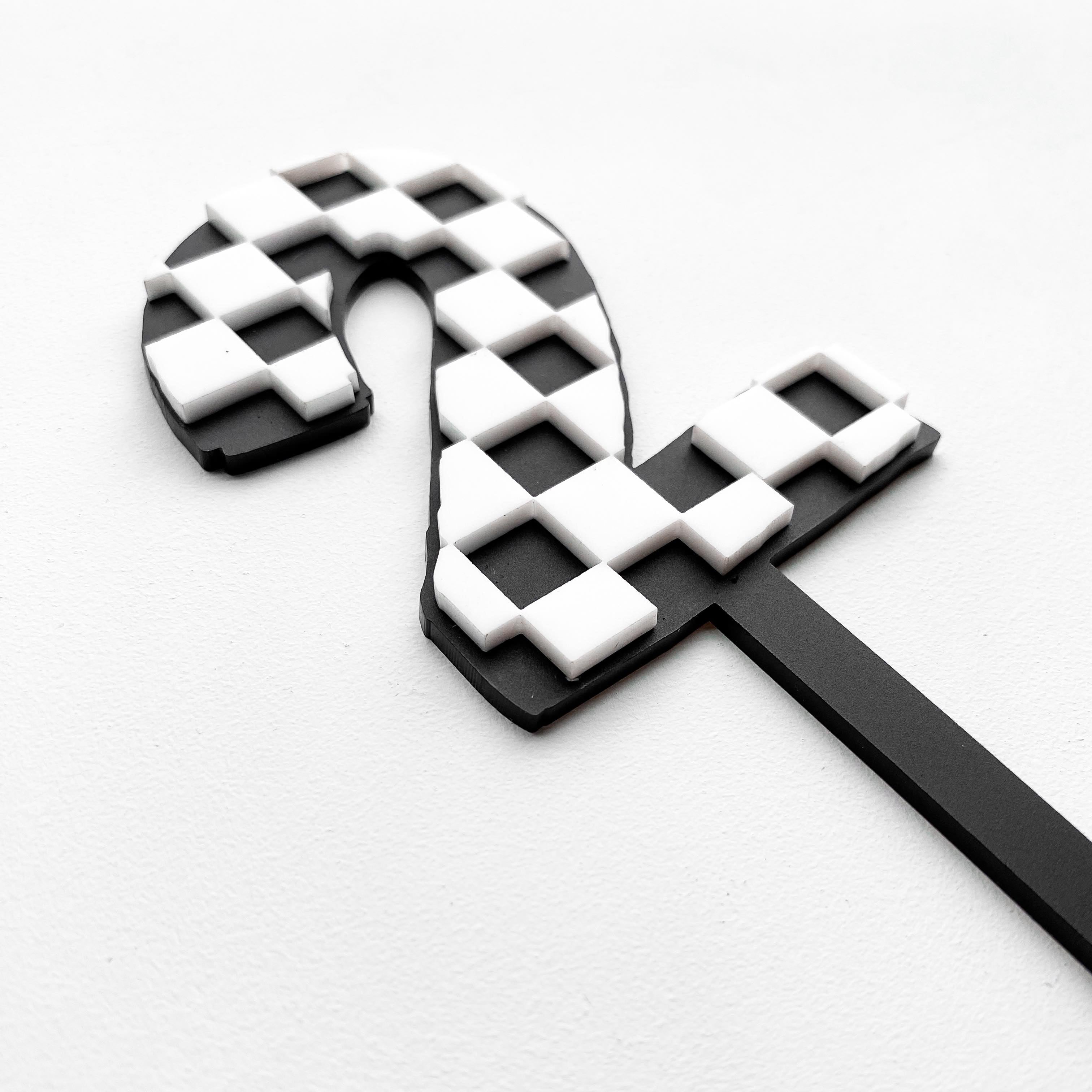 Checkered Number Cake Topper | Racing Birthday Decoration – Easton ...