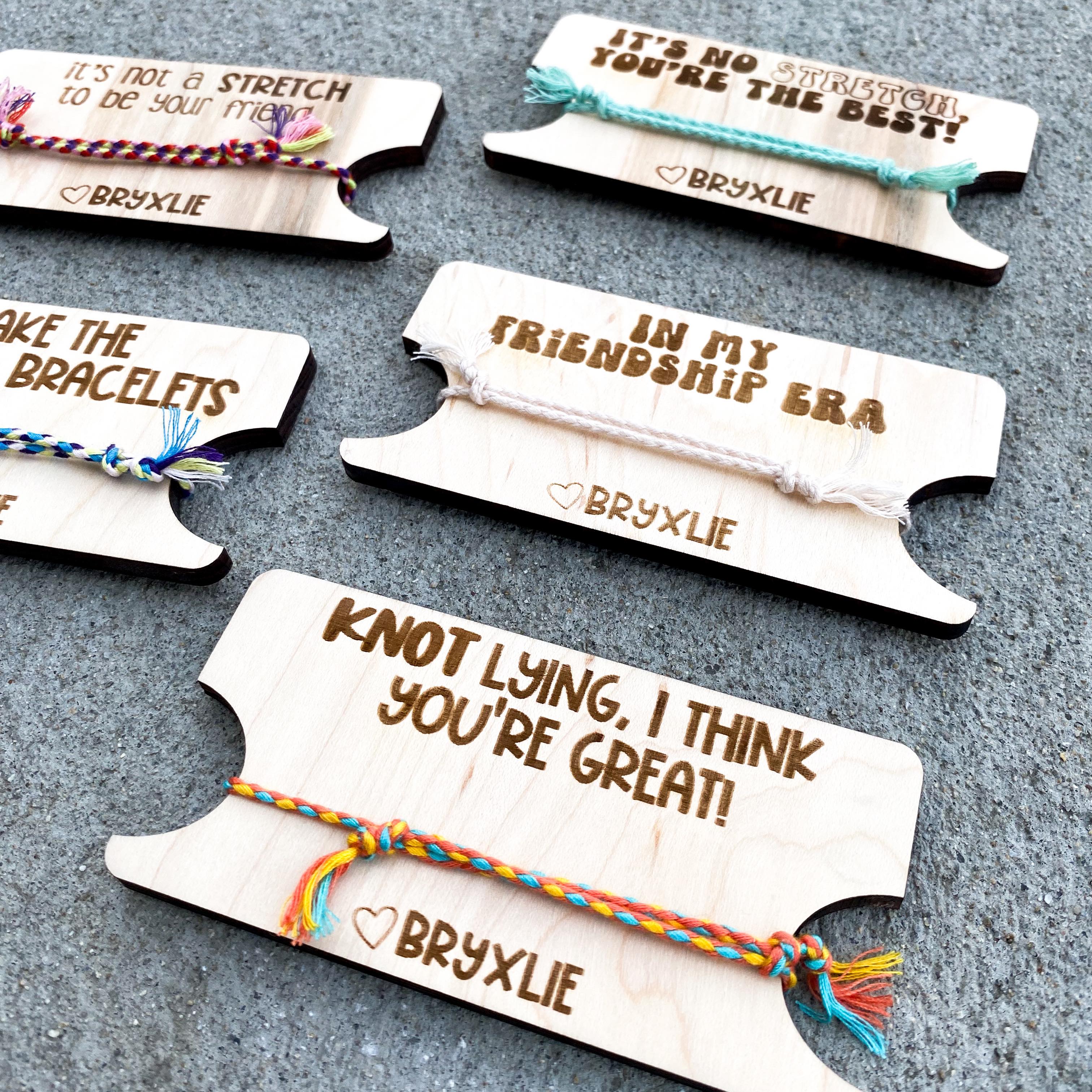 Friendship Bracelet Valentines – Easton Timber Co