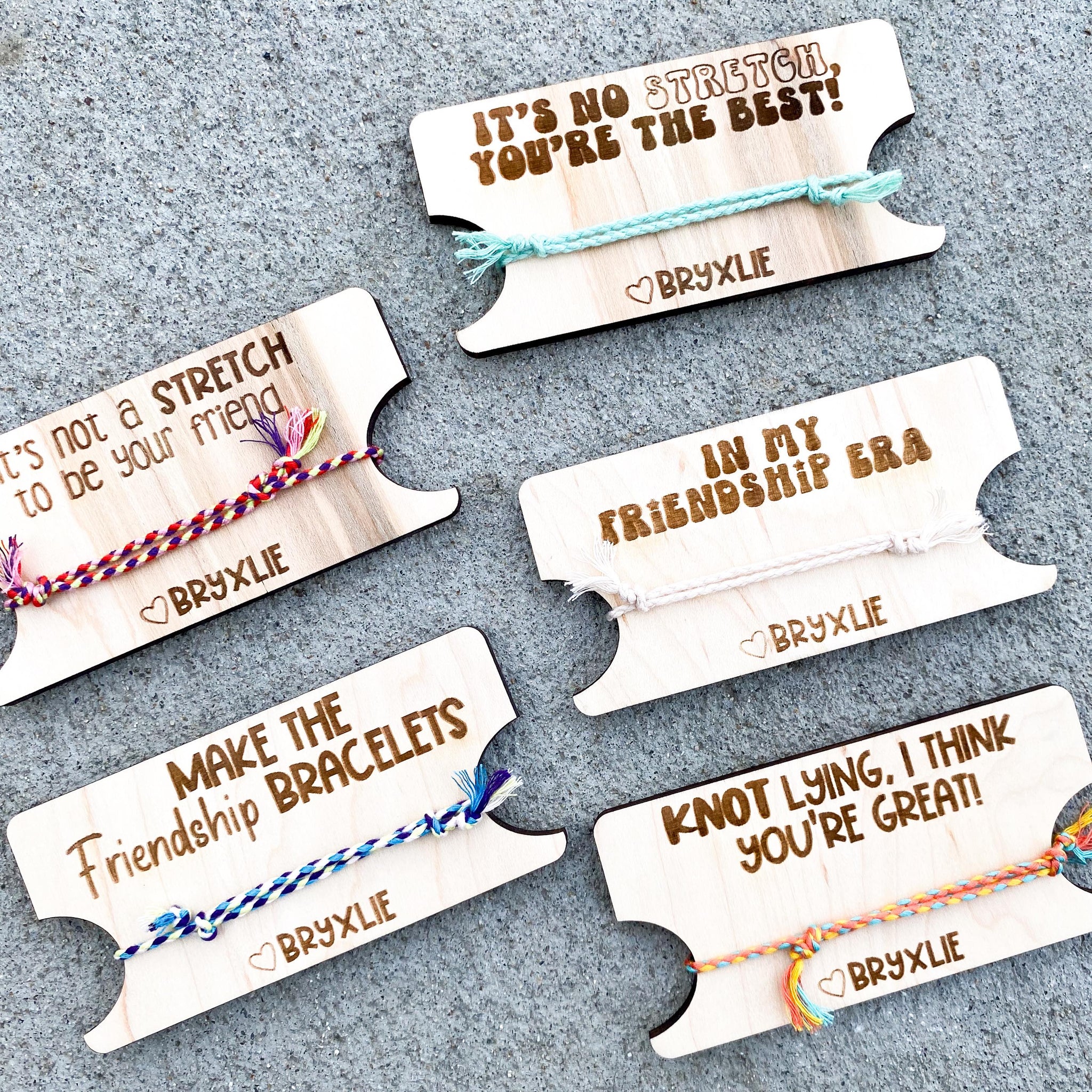 Friendship Bracelet Valentines – Easton Timber Co