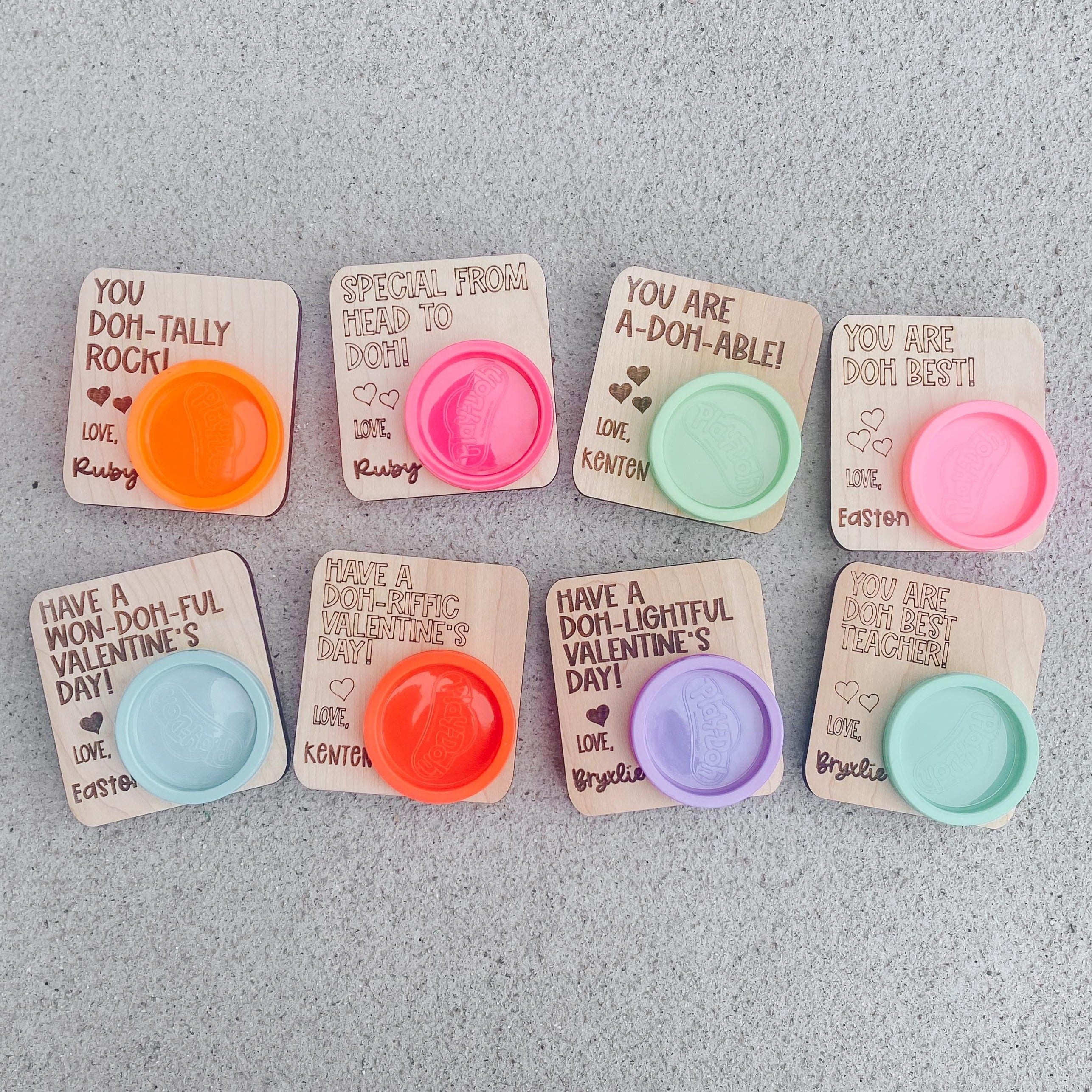 Play Doh Valentine's Card – Easton Timber Co